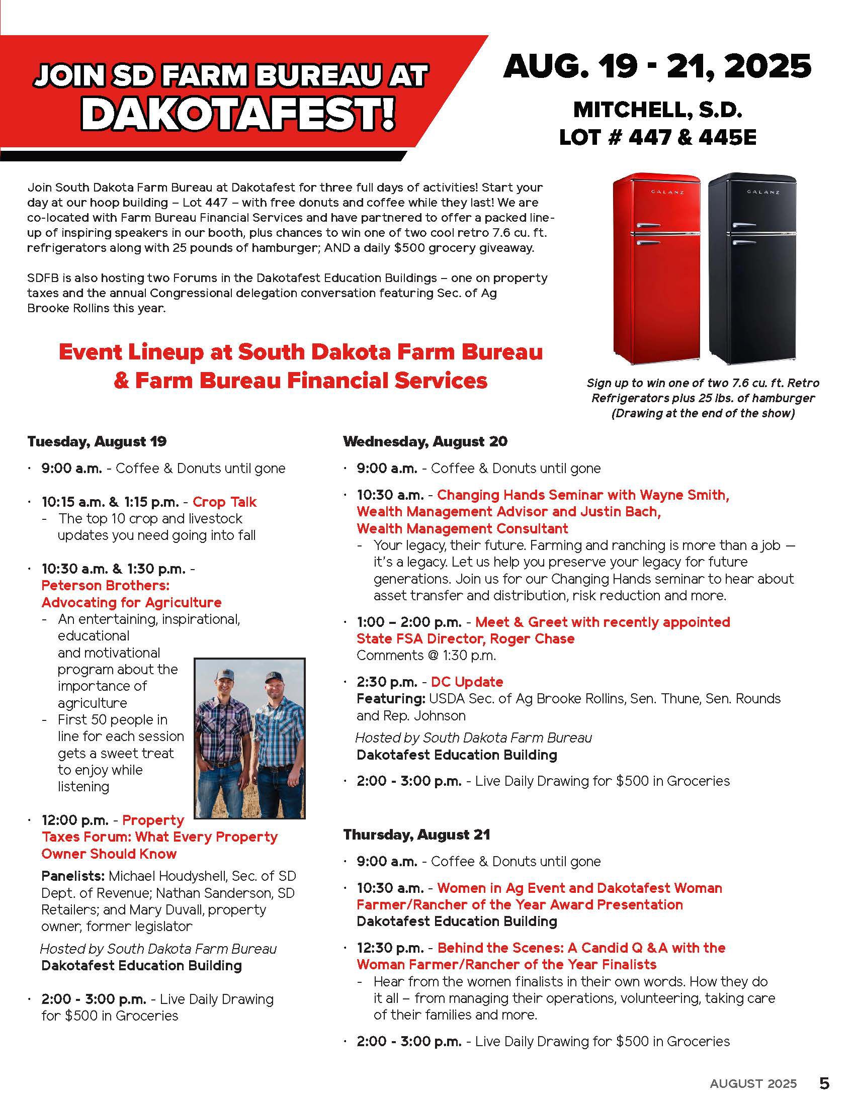 Join SD Farm Bureau at Dakotafest 2025
